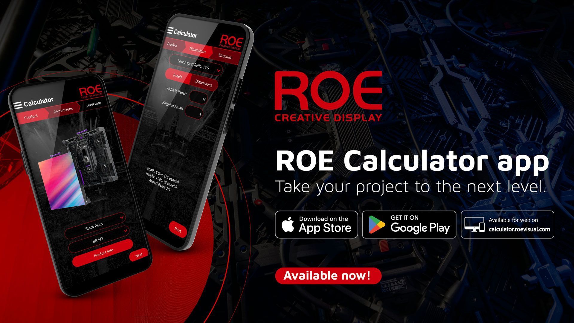 ROE Calculator APP: A must-have for LED technicians | ROE Visual