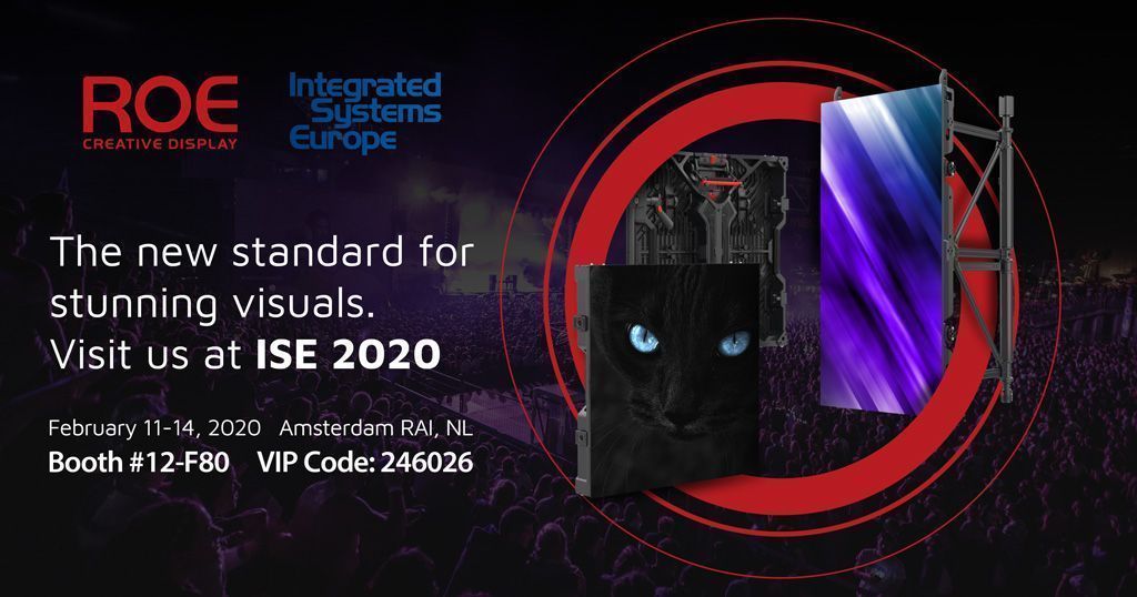 ROE Visual Sets New Standard for Stunning Visuals at ISE | ROE Visual
