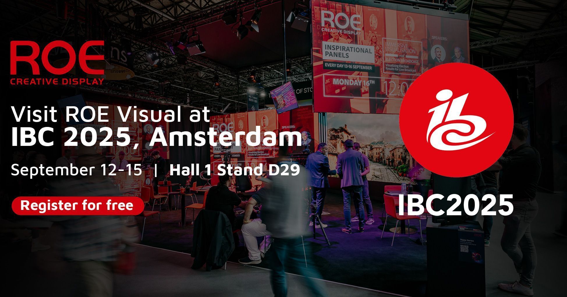 ROE Visual's Innovation Lab: A Future-Focused Studio at IBC | ROE Visual