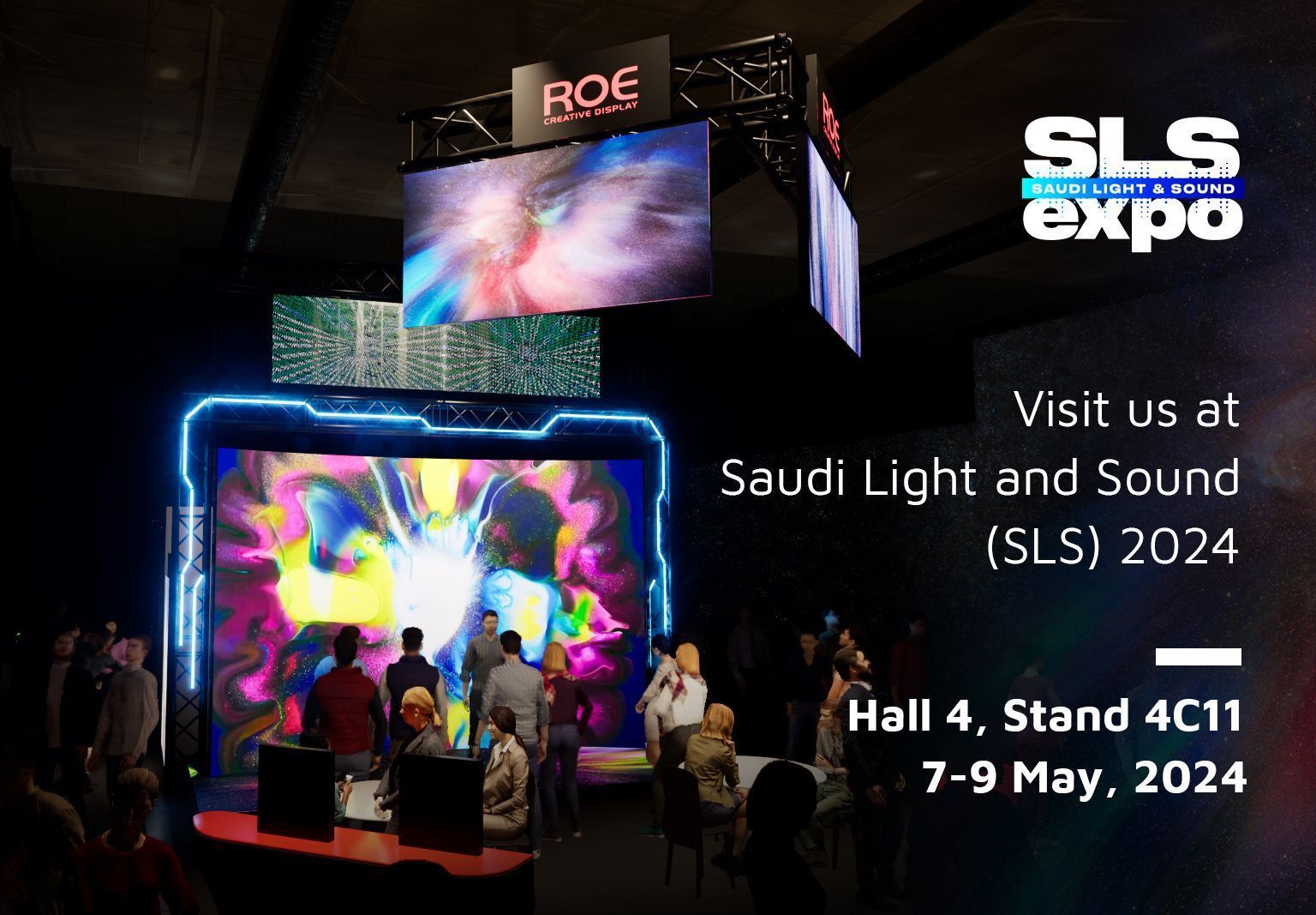 Saudi Light & Sound (SLS) Expo 2024 | ROE Visual