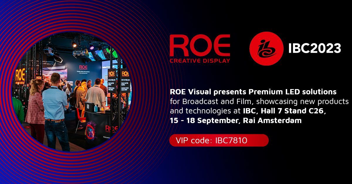 ROE Visual to Make a Mark at IBC 2023 | ROE Visual